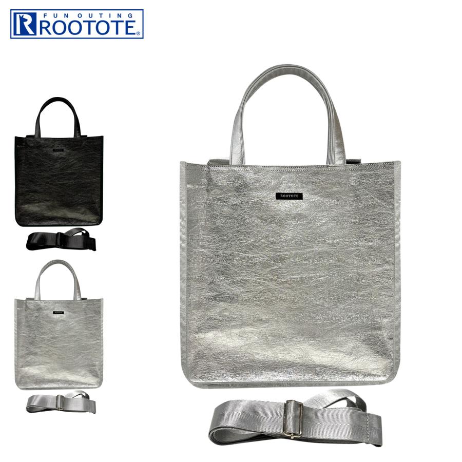 ROOTOTE ルートート トートバッグ バッグ ショルダー レディース 斜めがけ ブラック シルバー 黒 1032 : Goods Lab Plus - 通販 - Yahoo!ショッピング