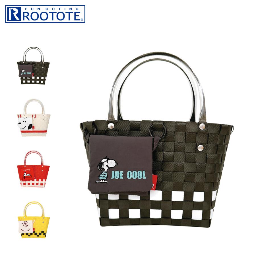 ROOTOTE ルートート バッグ トートバッグ IP.ベビールー.バスケット.ピーナッツ-0I レディース 軽量 刺繍 IP.BR.BASKET.PEANUTS-0I 8439 ...