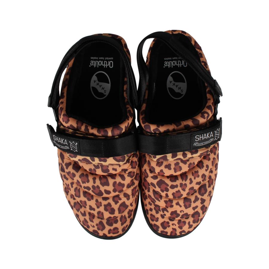 SHAKA（シャカ） クロッグサンダル スナッグ クロッグ メンズ レディース 防寒 SNUG CLOG レオパード 433169 ...