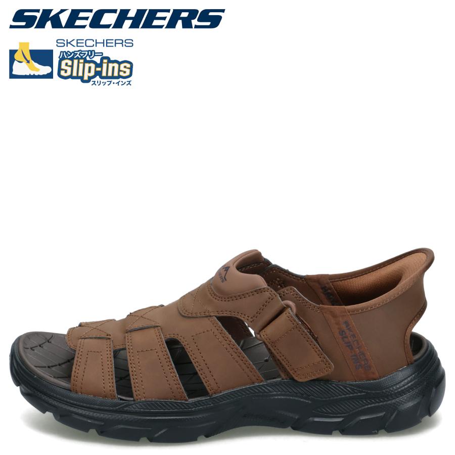 SKECHERS（スケッチャーズ） スリップインズ リボルテッド SS スポーツサンダル メンズ SLIP-INS REVOLTED SS ...