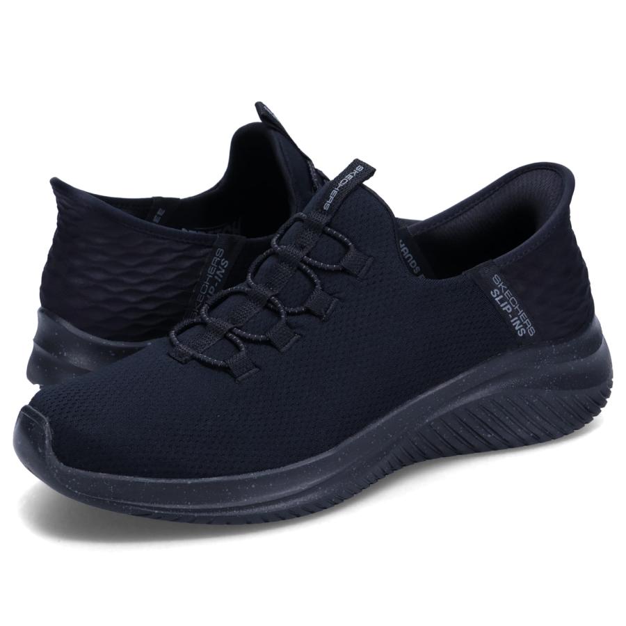SKECHERS スケッチャーズ スリップインズ スニーカー ウルトラフレックス3.0 ライトアウェイ メンズ ブラック 黒 232452 ...