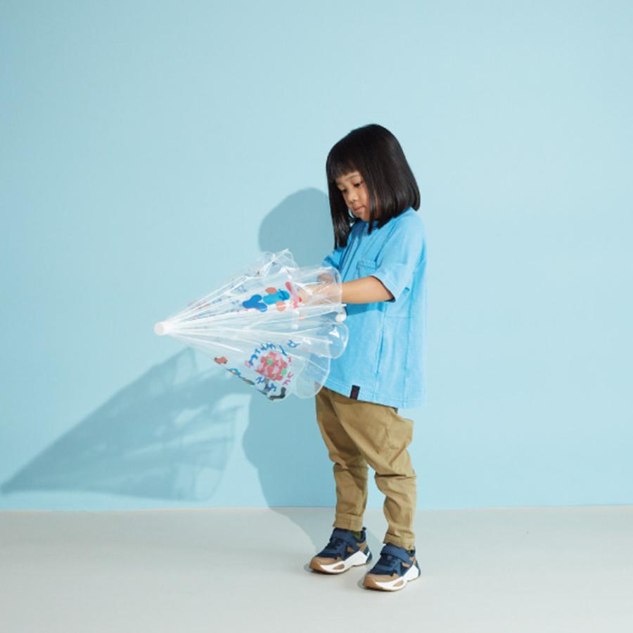 SORA KASA KIT ソラカサキット 傘 ビニール傘 男の子 女の子 子ども用 キッズ用 50cm 手作り クリアマルチ WH17SS-002 : skk-wh17ss-002 ...