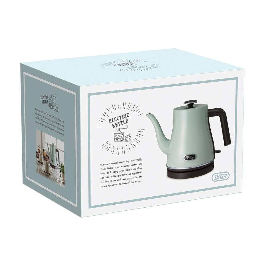 Toffy トフィー 電気ケトル 湯沸かしポット ELECTRIC KETTLE ステンレス 0.8L コーヒー ドリップ 高速沸騰 空焚き防止機能 エレクトリック : Goods Lab ...