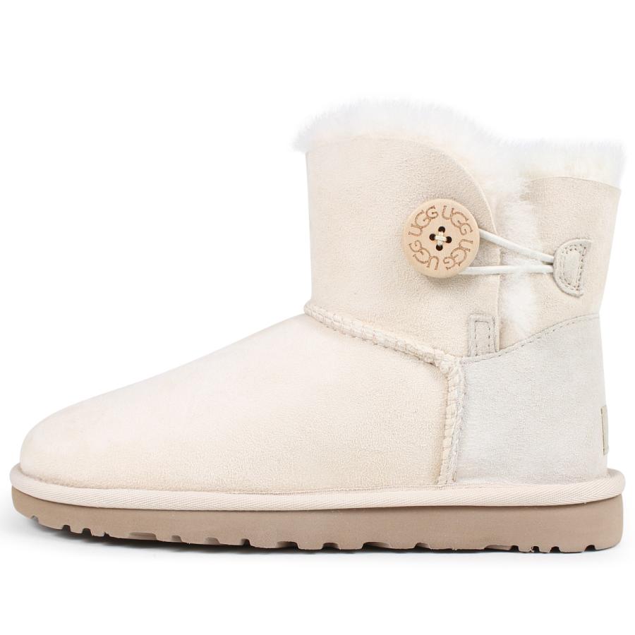 UGG アグ ムートンブーツ ベイリーボタン ミニ レディース WOMENS MINI BAILEY BUTTON 3352 シープスキン ...