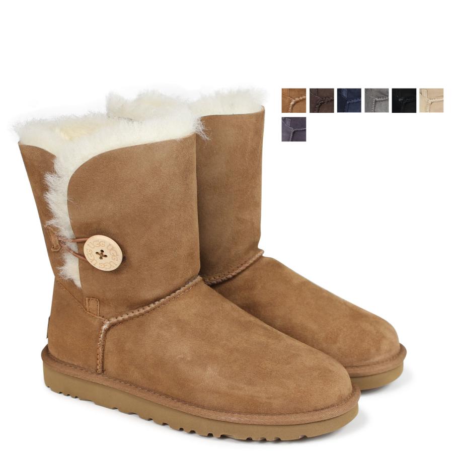 UGG アグ ムートンブーツ ベイリーボタン 2 レディース WOMENS BAILEY BUTTON II 5803 1016226 ...