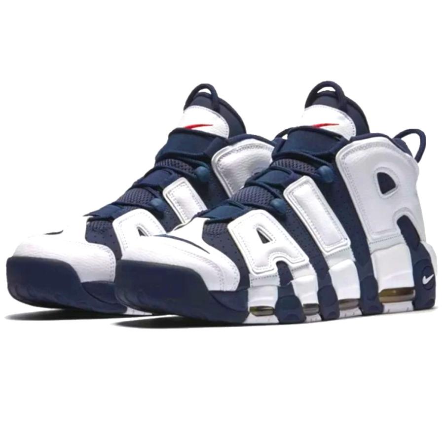 NIKE AIR MORE UPTEMPO OLYMPIC White/Midnight Navy-Metallic NIKE AIR MORE UPTEMPO OLYMPIC White/Midnight Navy-Metallic