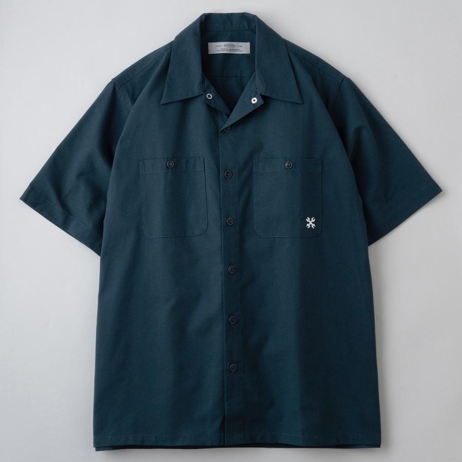 BLUCO ブルコ 0108 STANDARD WORK SHIRTS S/S スタンダード ワークシャツ BK/L.BL/NV/WT/BE-STP/OL-STP/S.BL-STP ...