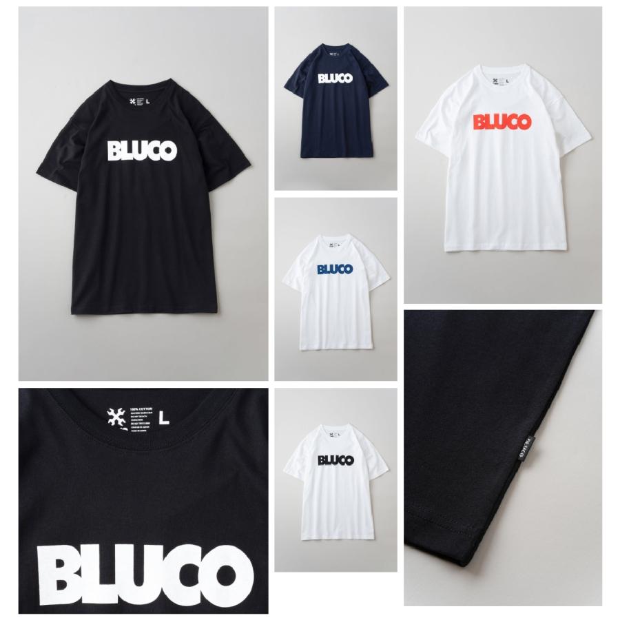 BLUCO ブルコ 143-22-001 PRINT TEE -Logo- プリント Tシャツ ロゴ 5color 半袖 ...