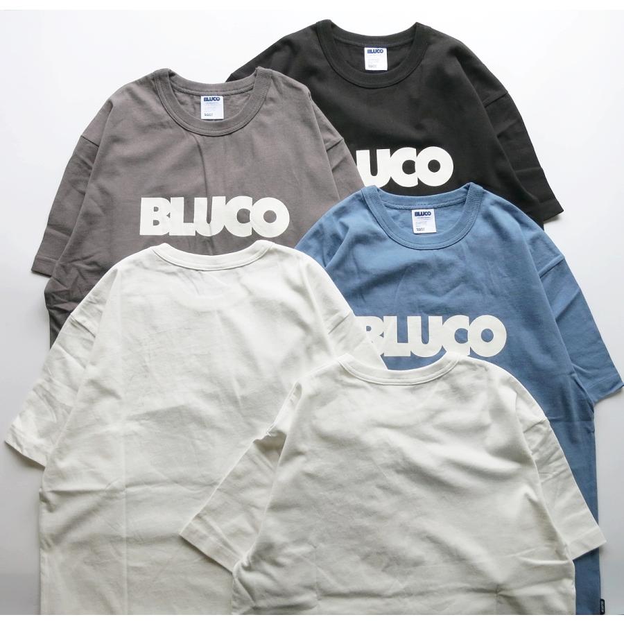 BLUCO（ブルコ） 30％OFF!! BLUCO 153-22-006 PRINT TEE -LOGO- プリント Tシャツ ロゴ ...