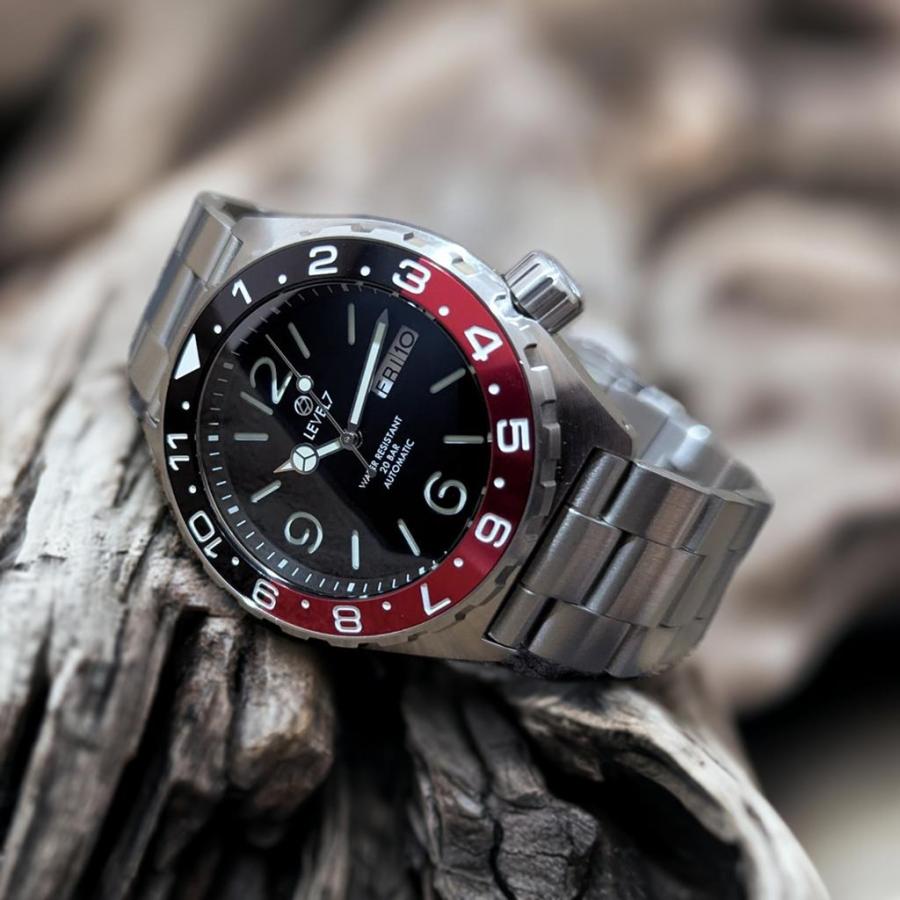 LV1 ARSBK-COKE-BZ 日本製 自社組立の腕時計 20気圧防水 自動巻き SEIKOグループ TMI NH36 サファイア風防 腕時計 LEVEL7 : LEVELSEVEN ...