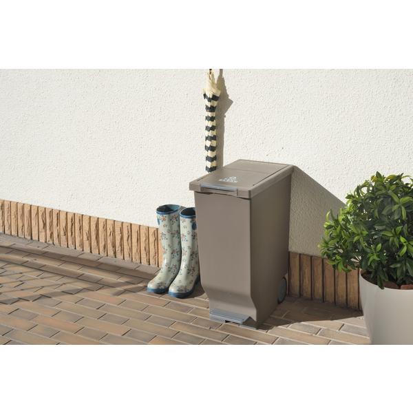 ふた付きゴミ箱 スライドペダルペール 45L グレー おしゃれ 分別 キッチン ダストボックス キャスター付き 安い 人気 :LFS-764GR:Goodz Store - 通販 ...