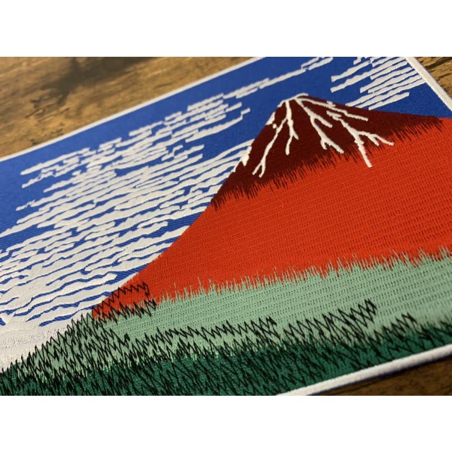 ワッペン屋Dongri 葛飾北斎 富嶽三十六景 凱風快晴 赤富士 アイロン ワッペン 14×20cm 大きい ビッグサイズ S0011 : GOOD ZERO - 通販 - Yahoo!ショッピング