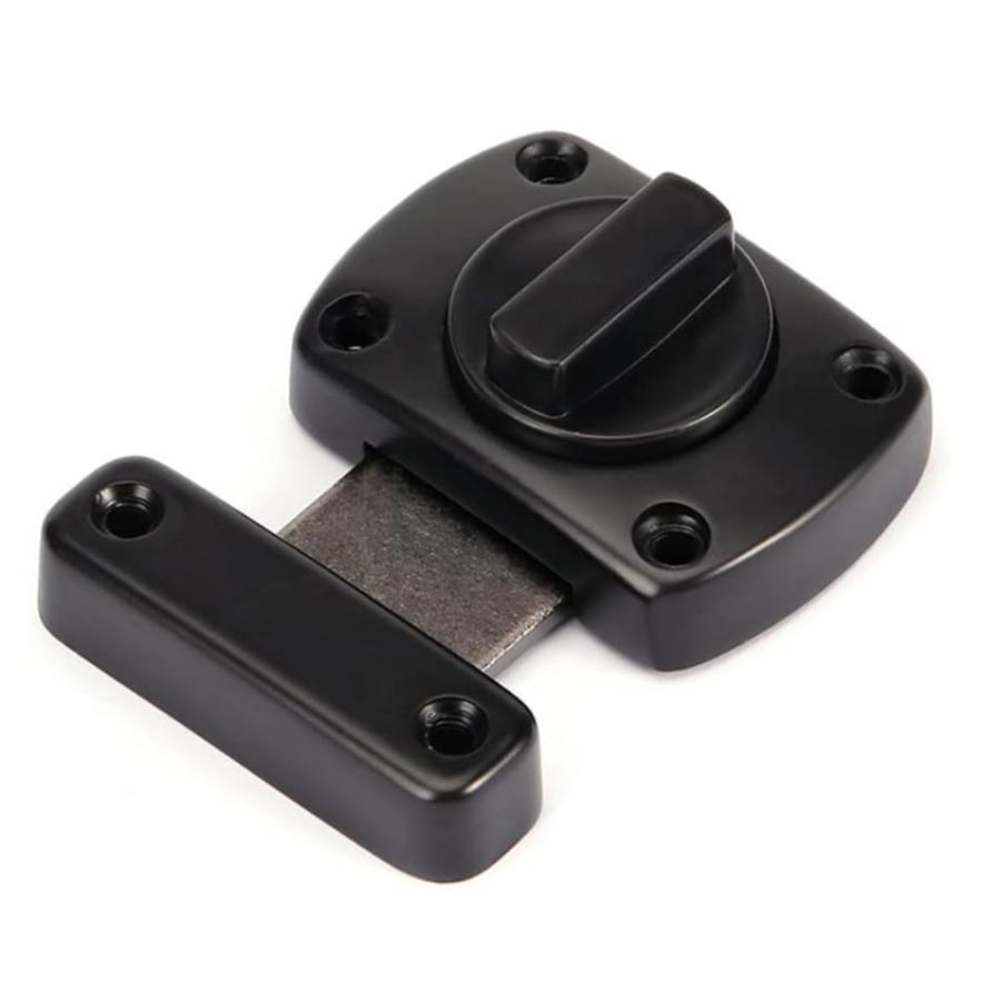 ドアロック 回転 内鍵 回転式 ドア 鍵 室内 かぎ 後付け 施錠 扉 部屋 内締り錠 浴室ドア 室内ドア 補助錠 玄関 伸縮ラッチ 金具 : GOOD ZERO - 通販 - Yahoo ...