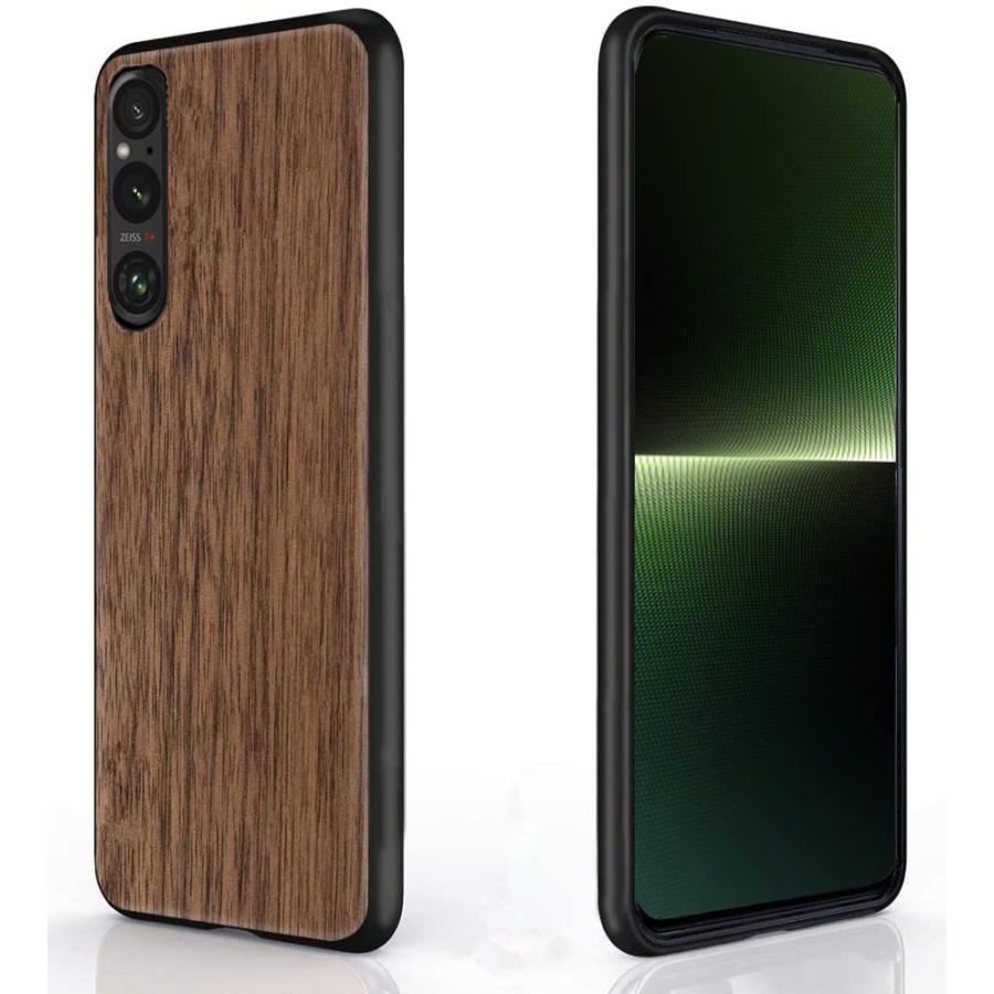 天然木 Xperia1 V SO-51D SOG10 ケース TPU ウッド 木製 ケース ストラップホール付き 耐衝撃 ソフトケース 軽量 (Xpe : s-b0c6sz8n6h ...