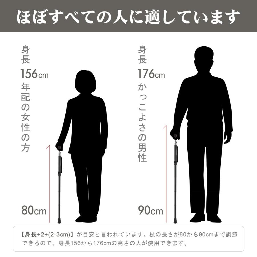 SONGWAY 杖女性用 男性用 折り畳みステッキ 握り易い杖 お洒落杖 上品 シニア 介護 高齢者 つえ : GOOD ZERO - 通販 - Yahoo!ショッピング