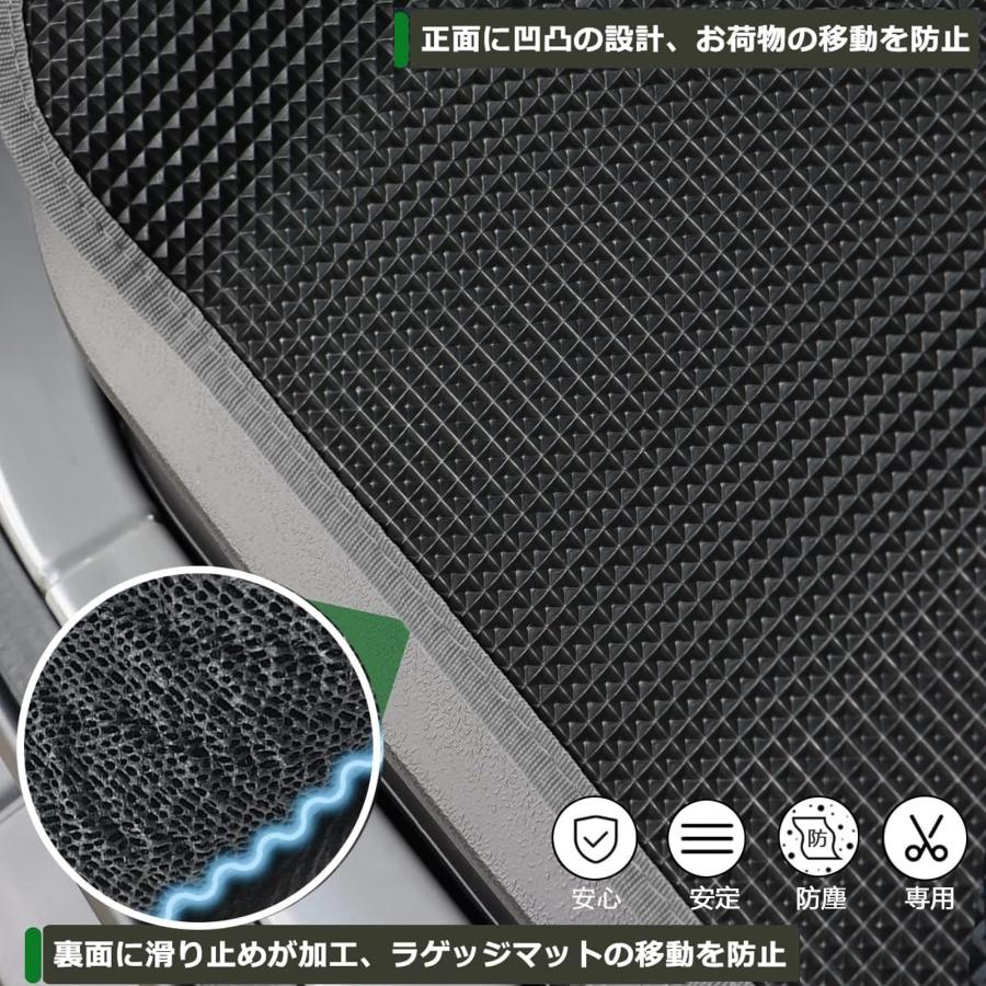 Temiry 新型ジムニー用 ラゲッジマット JB64W JB74W 専用 ラゲッジマット 撥水 荷台マット 汚れに強い 後部座席 滑り止め ゴム製 : s-b0d141k19n ...