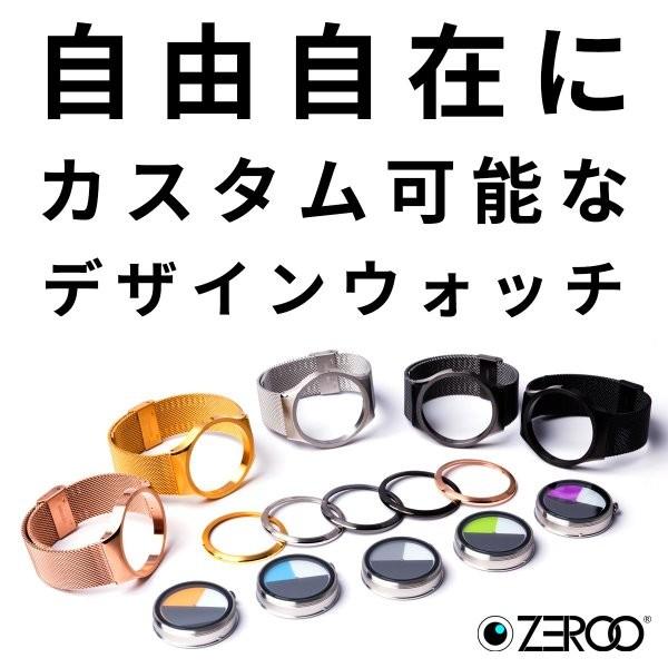 腕時計 メンズ レディース ZEROO ゼロ COLORED TIME カラードタイム ステンレスベルト 卒業祝い 入学祝い おしゃれ ...