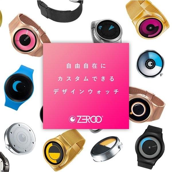 腕時計 メンズ レディース ZEROO ゼロ COLORED TIME カラードタイム ステンレスベルト 卒業祝い 入学祝い おしゃれ ...