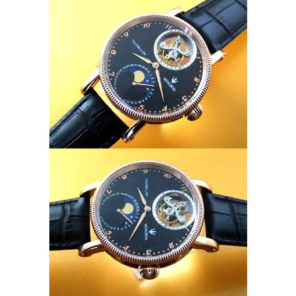 送料無料 スイスMINORVA ミノルヴァ クラシック トゥールビヨン 月齢ムーンフェイズ機能付き : Googoods グーグッズ 輸入時計 ...