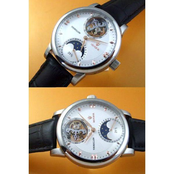 送料無料 スイスMINORVA ミノルヴァ クラシック トゥールビヨン 月齢ムーンフェイズ機能付き : Googoods グーグッズ 輸入時計 ...