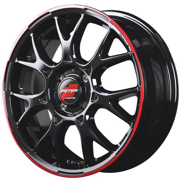 RMP RACING R27 18x7.5+50 5H112 ブラック/リムレッドライン 4本注文で送料無料 : GOOU NETSHOP - 通販 - Yahoo!ショッピング