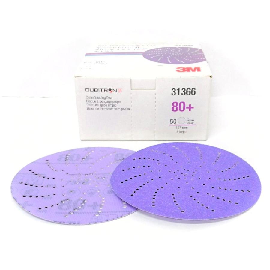 3M 31366 キュービトロン2 クリーンサンディングディスク 127¢ ＃80 : 693o : g-select-ジーセレクト ...