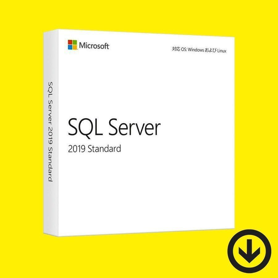 Microsoft SQL Server 2019 Standard Edition 日本語 [ダウンロード版] / 1ライセンス 永続 ...