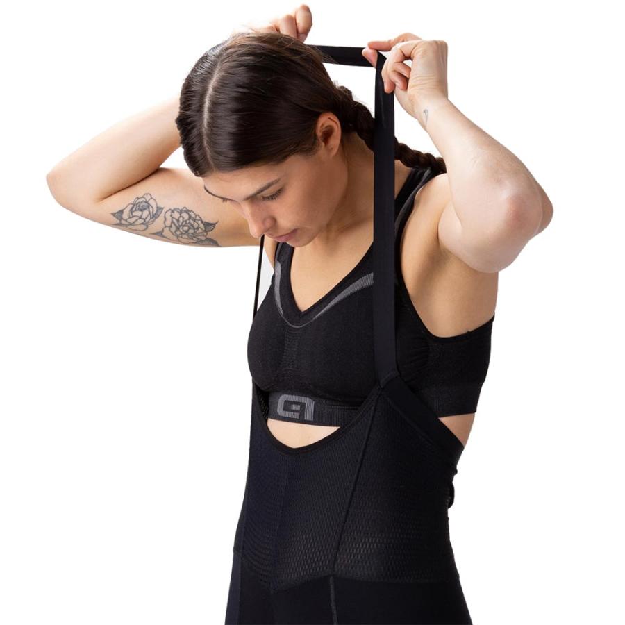 ALE(アレ)サイクルパンツ 夏 ビブパンツ レディース [UVカット] 通気性 速乾性 自転車 ロードバイク(VELOCITY PLUS LADY BIBSHORTS/22188401 ...