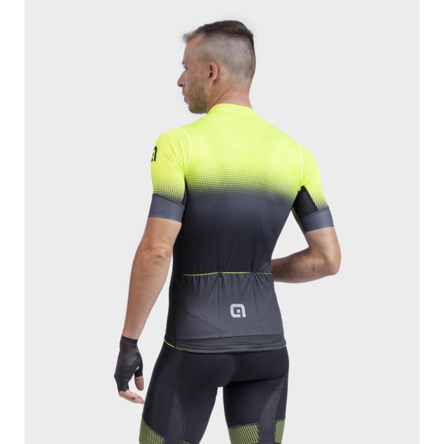 ALE(アレ)サイクルジャージ 半袖 夏 メンズ [高性能ジャージ UVカット] 通気性 速乾性 自転車 ロードバイク サイクルウェア かっこいい(GRADIENT JERSEY ...