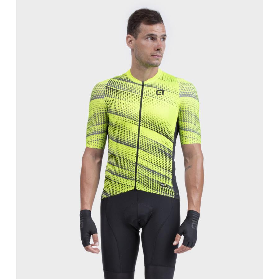 ALE(アレ)サイクルジャージ 半袖 夏 メンズ [UVカット 高度なリサイクル素材]自転車 ロードバイク サイクルウェア おしゃれ(GREEN SPEED JERSEY) : GORIX ...