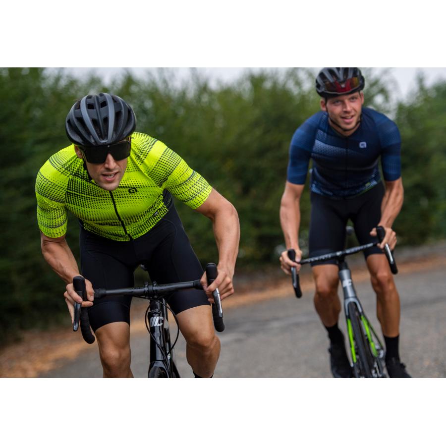 ALE(アレ)サイクルジャージ 半袖 夏 メンズ [UVカット 高度なリサイクル素材]自転車 ロードバイク サイクルウェア おしゃれ(GREEN SPEED JERSEY) : GORIX ...