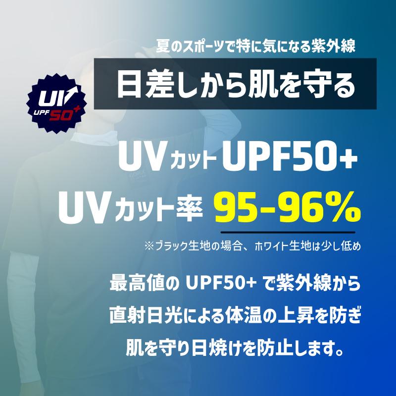 GORIX 【あすつく】GORIX ゴリックス ネック アームカバー UVカット 冷感 スポーツ 夏 日焼け対策 首 ネックカバー (GW-ZENO ARM) ズレない 紫外線 UPF50 ...