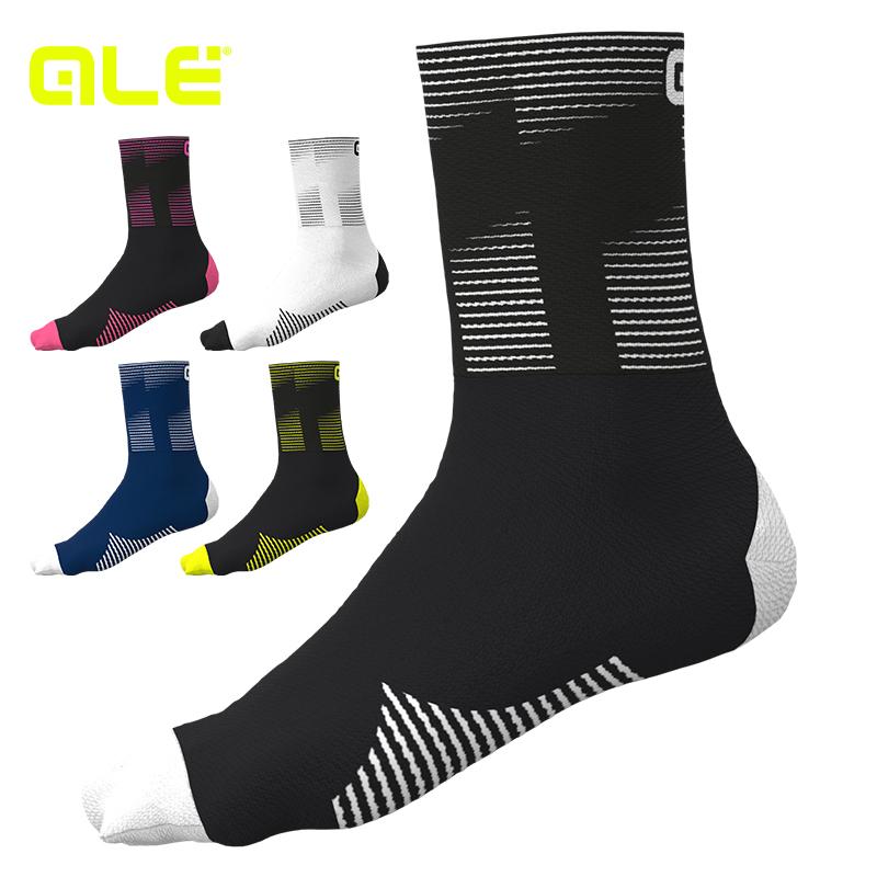 ALE(アレ)サイクルソックス 春 夏 自転車 スポーツ [肌触りが良く、通気性が良い] メンズ レディース ロードバイク 靴下 スポーツ ...