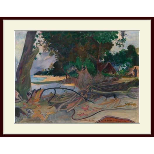 複製画・額縁付き・ゴーギャン・「Te burao (The Hibiscus Tree)」 : グーピルギャラリー - 通販 - Yahoo ...