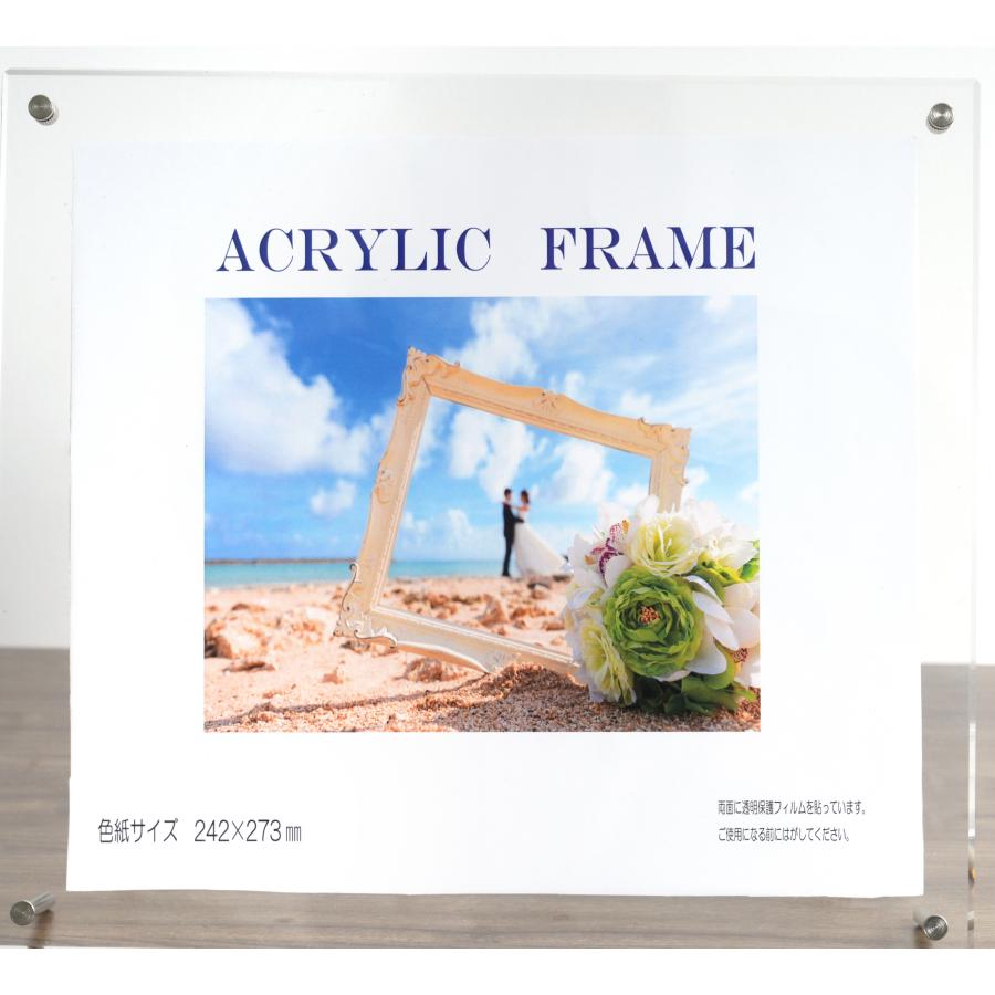新アクリルフレーム 色紙額 色紙フレーム 透明 クリア スタンド付き : GOYO FRAME - 通販 - Yahoo!ショッピング