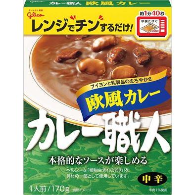 送料無料 江崎グリコ カレー職人 欧風カレー中辛 170g×10個 : 御用蔵 大川 - 通販 - Yahoo!ショッピング