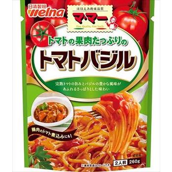 送料無料 日清製粉ウェルナ マ・マー トマトの果肉たっぷりトマトバジル 260g×36袋 : 御用蔵 大川 - 通販 - Yahoo!ショッピング