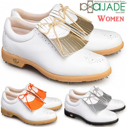 aJADE アジェイド スパイクゴルフシューズ ウィメンズ ETHEL エセル AJL-001 紐 内羽 レディース : GOLF-PLUS ...