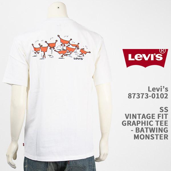 Levi's（リーバイス） グラフィック Tシャツ ヴィンテージ バットウィング モンスター LEVI'S VINTAGE FIT ...