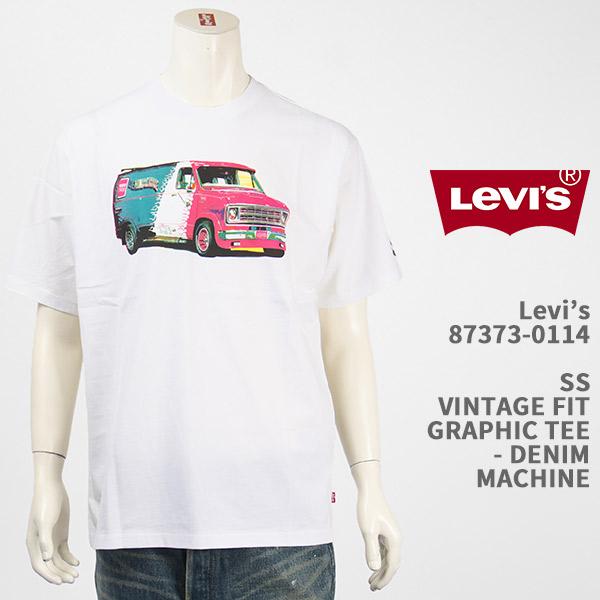 Levi's（リーバイス） グラフィック Tシャツ ヴィンテージ フィット デニム マシーン LEVI'S VINTAGE FIT ...