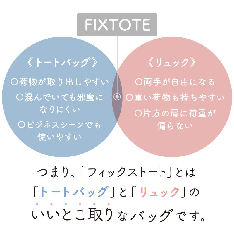 トートバッグ FIXTOTE フィックストート ラウラ Laura 横型トート : リココチ ヤフーショッピング店 - 通販 - Yahoo!ショッピング