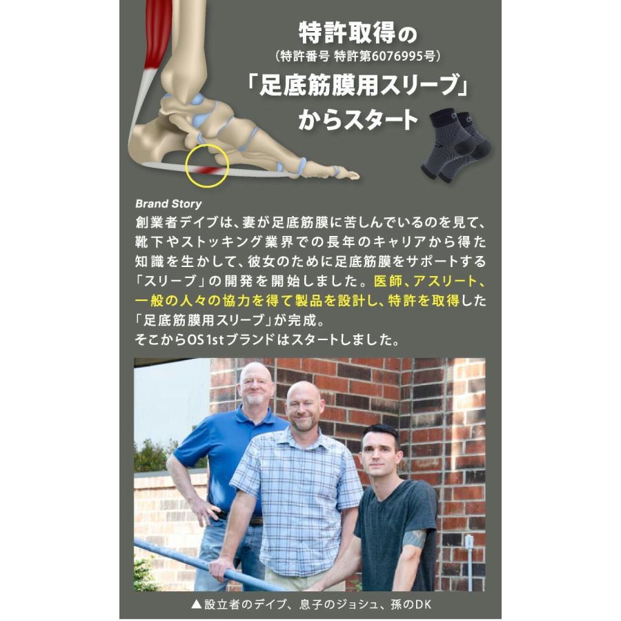 オーエスファースト OS1ST FS6 足底筋膜パフォーマンスフットスリーブ（2枚セット）《メール便可2足まで》 : リココチ ヤフーショッピング店 - 通販 - Yahoo!ショッピング