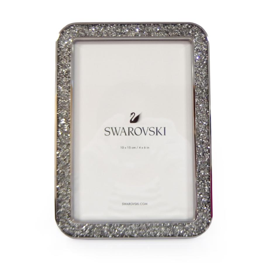 スワロフスキー SWAROVSKI クリスタル フォトフレーム ミネラ Minera シルバー トーン Silver Tone (S) はがき ...
