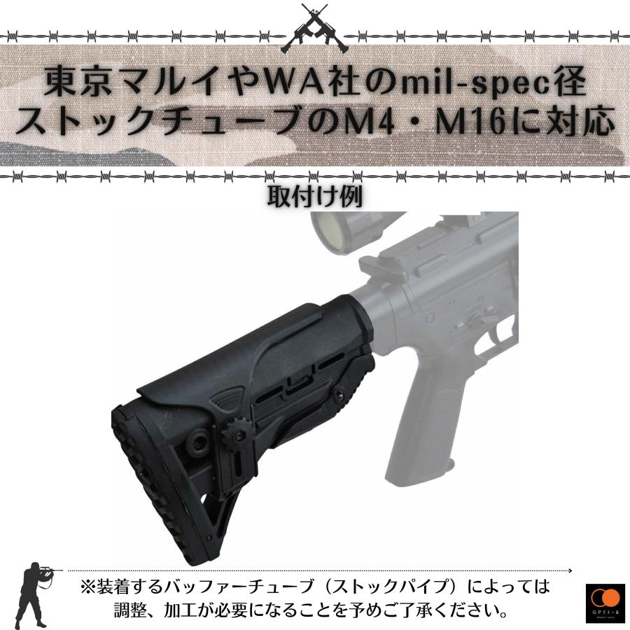 GPリテール FAB Defense GL-SHOCK CP ストック レプリカ M4 M16等に対応 ラバー製バットパッド (ブラック FAB-GL-SHOCK-CP) : GPリテール e ...