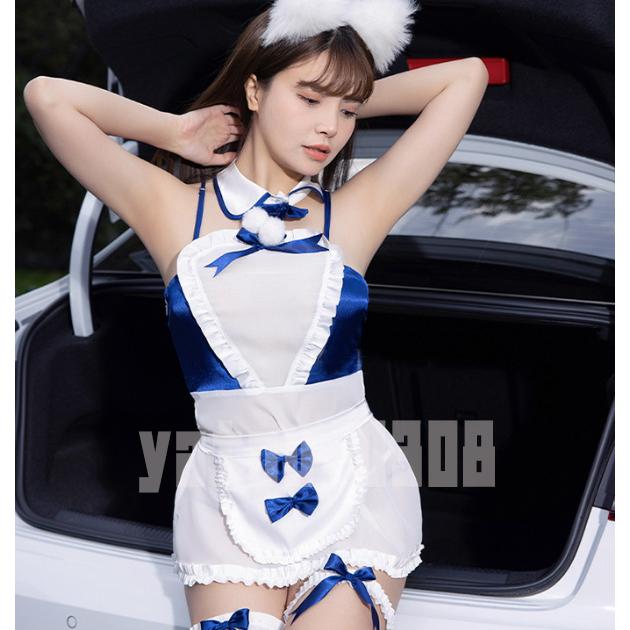 G567 セクシーランジェリー 誘惑 ベビードール エプロン ミニスカート ウエイトレス メイド服 コスプレ衣装 ナイトウエア : g567 : CosplayHouse Small One ...