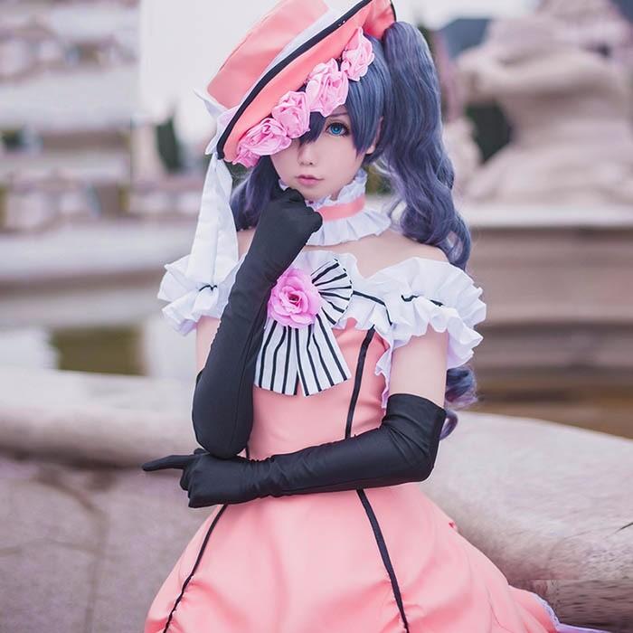 黒執事 駒鳥シエル コスプレ衣装 シエル コスプレ 衣装 ピンク 黒執事 駒鳥シエル コスプレ衣装 シエル コスプレ 衣装 ピンク