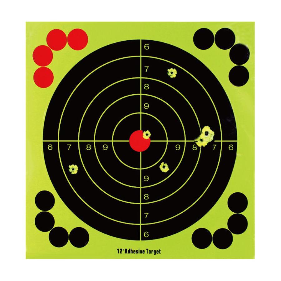 エアガン BBガン スプラッター シューティング ターゲット サバゲー 的 スプラッシュステッカー W305×H305mm 大サイズ 10枚セット AG-SS300 送料無料 あすつく ...