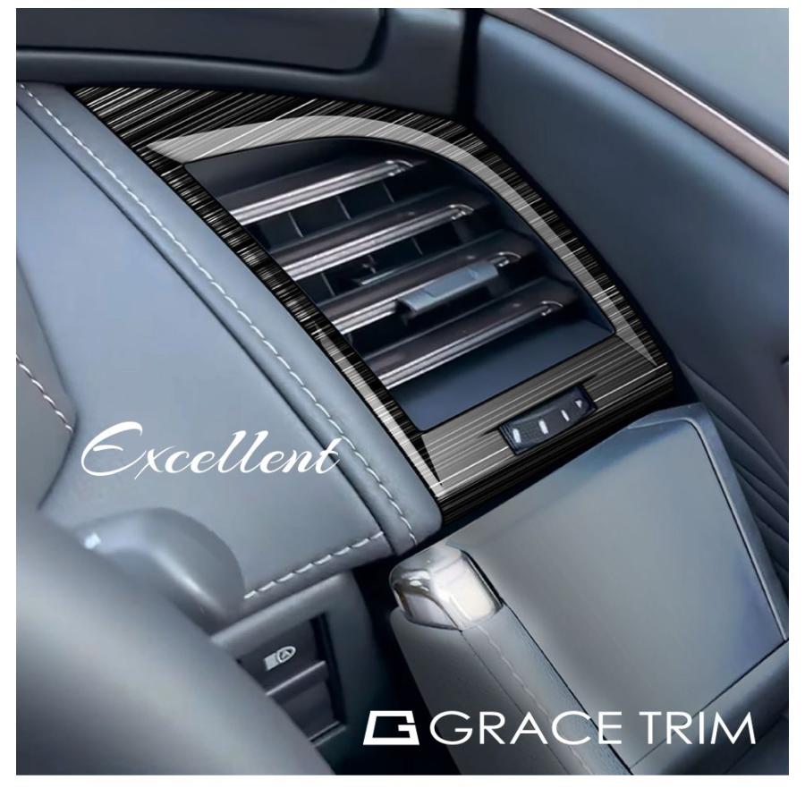 1/20までクーポン利用で10％OFF! | 40系 アルファード ヴェルファイア フロントサイドエアコンルーバーフレーム 2pcs ヘアライン仕上 全2色 AV40-SL-F05 ...