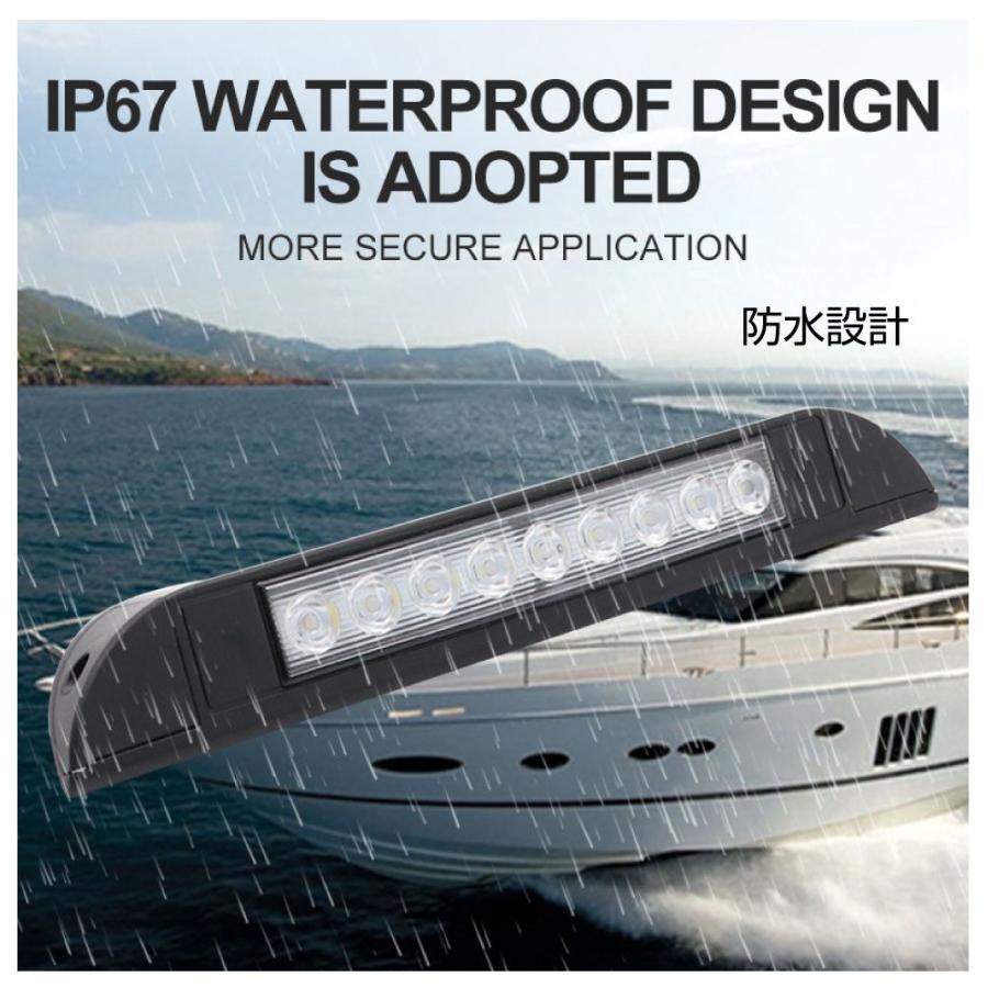 キャンピングカーパーツ エントランスライト 9LED DC12V-DC28V 全2色 AWD-CCEL9 | ドア 扉 ライト ランプ 照明 防水 コンパクト オーニング サイド 車中泊 ...