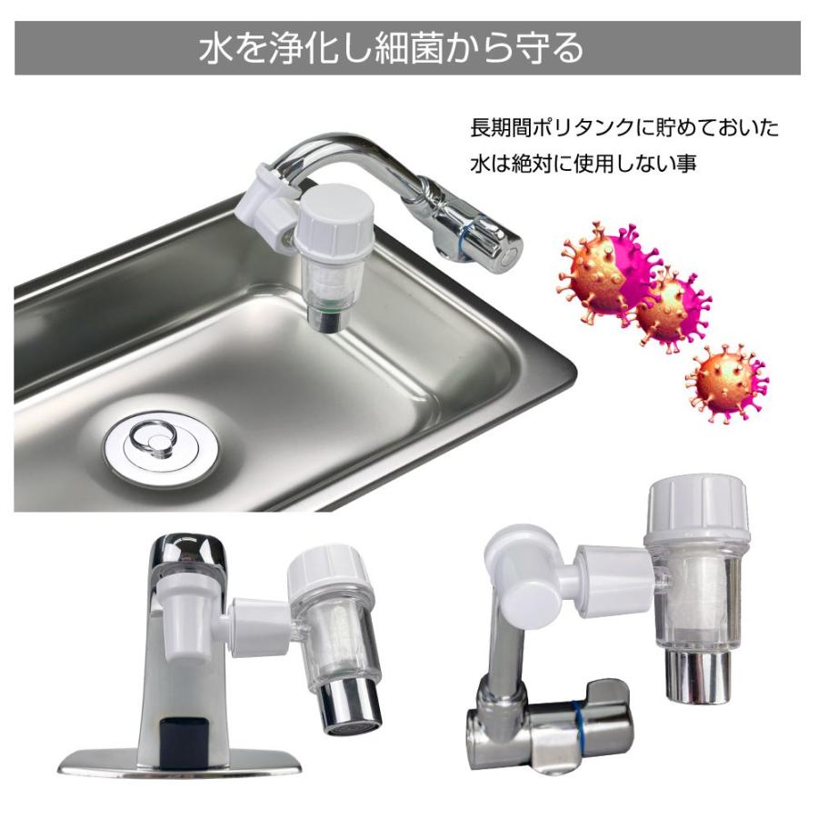 キャンピングカーパーツ 水栓 シンク パーツ | ミニ浄水器 フィルター交換タイプ AWD-WAPUS 蛇口 車中泊 タンク カスタム 水回り キッチンカー : GRACETRIMオンライン ...